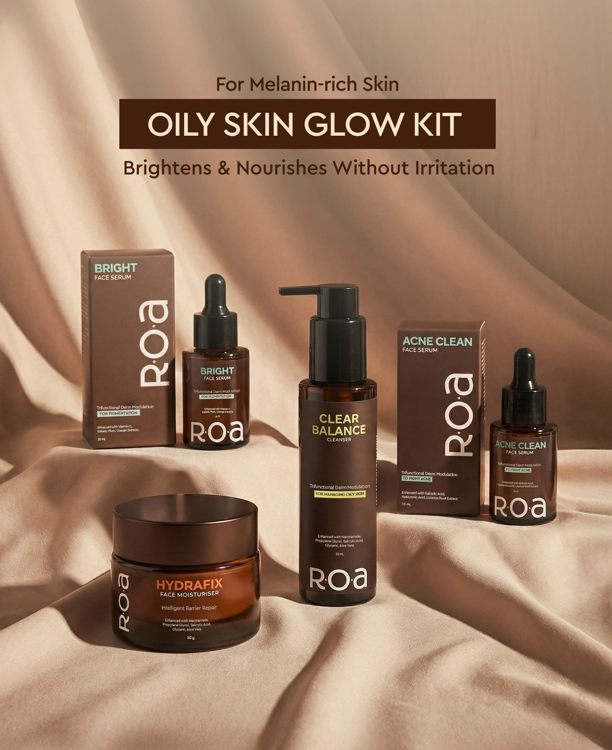 Melanin-Rich Oily Skin Glow Kit (Advanced)